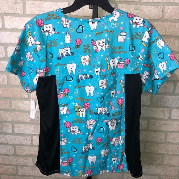 Melrose Uniforms | Tops | Nwt Melrose Uniforms Sweet Tooth Pattern ...